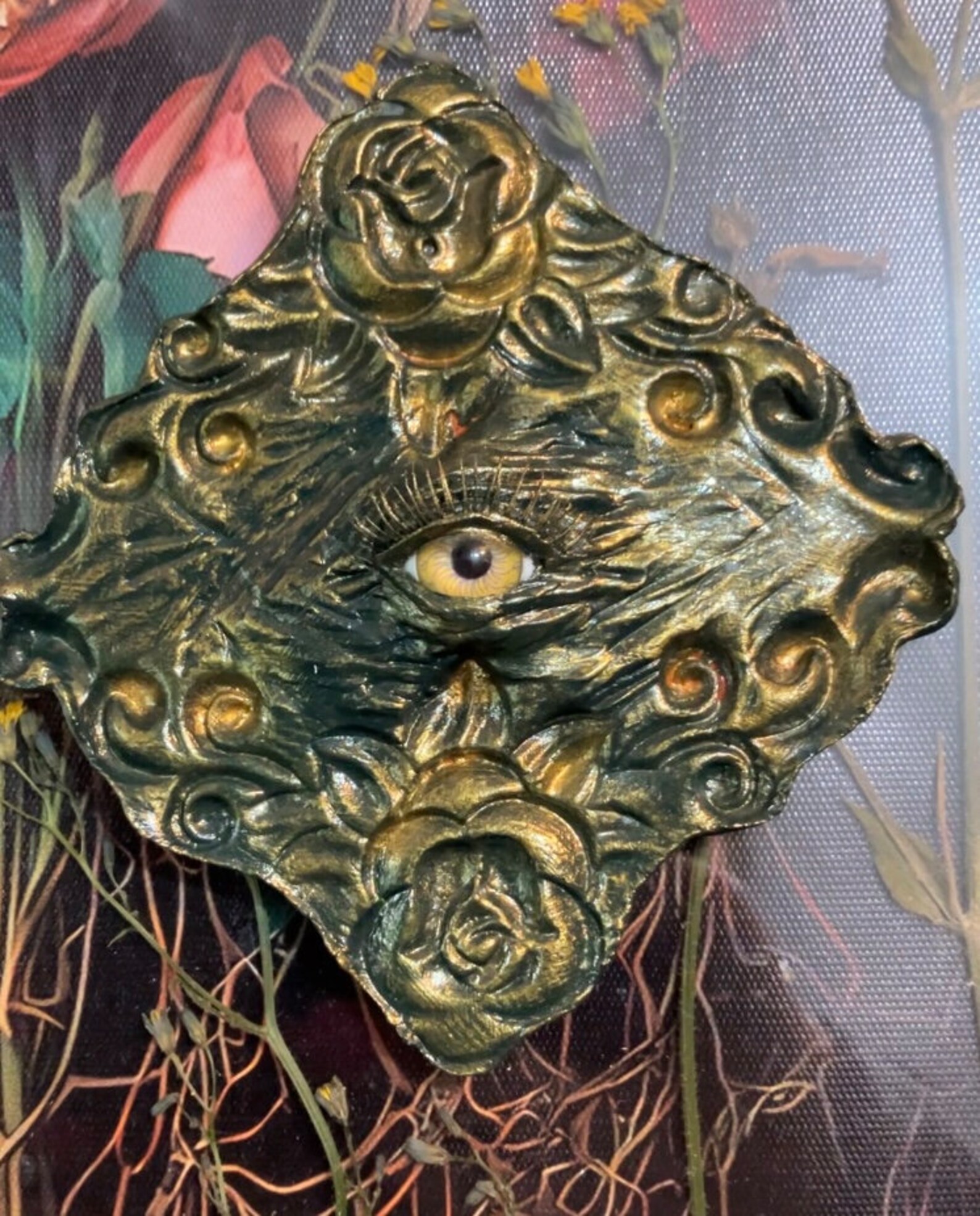 Creepy Gothic Eye Art Sculpture - Etsy