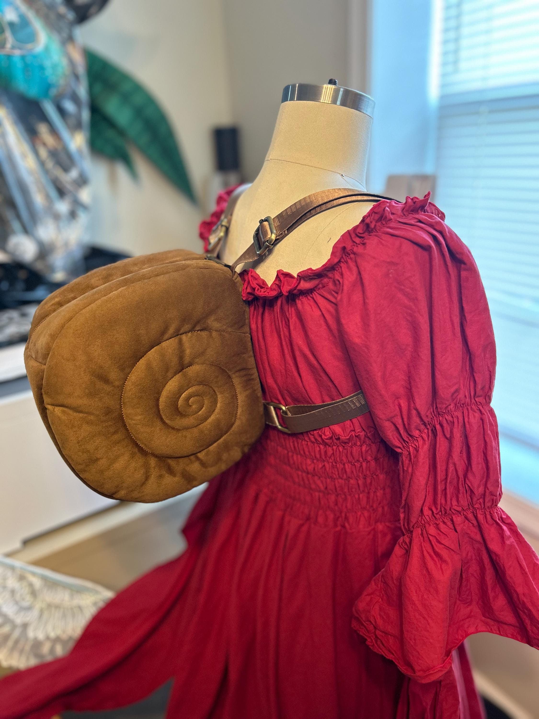 In Stock Brown Snail Shell Backpack, Snail Costume for Adults ...