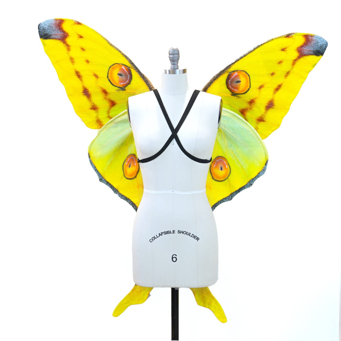 In Stock - Comet Moth Costume Wings Madagascan Moon Moth Large - Etsy