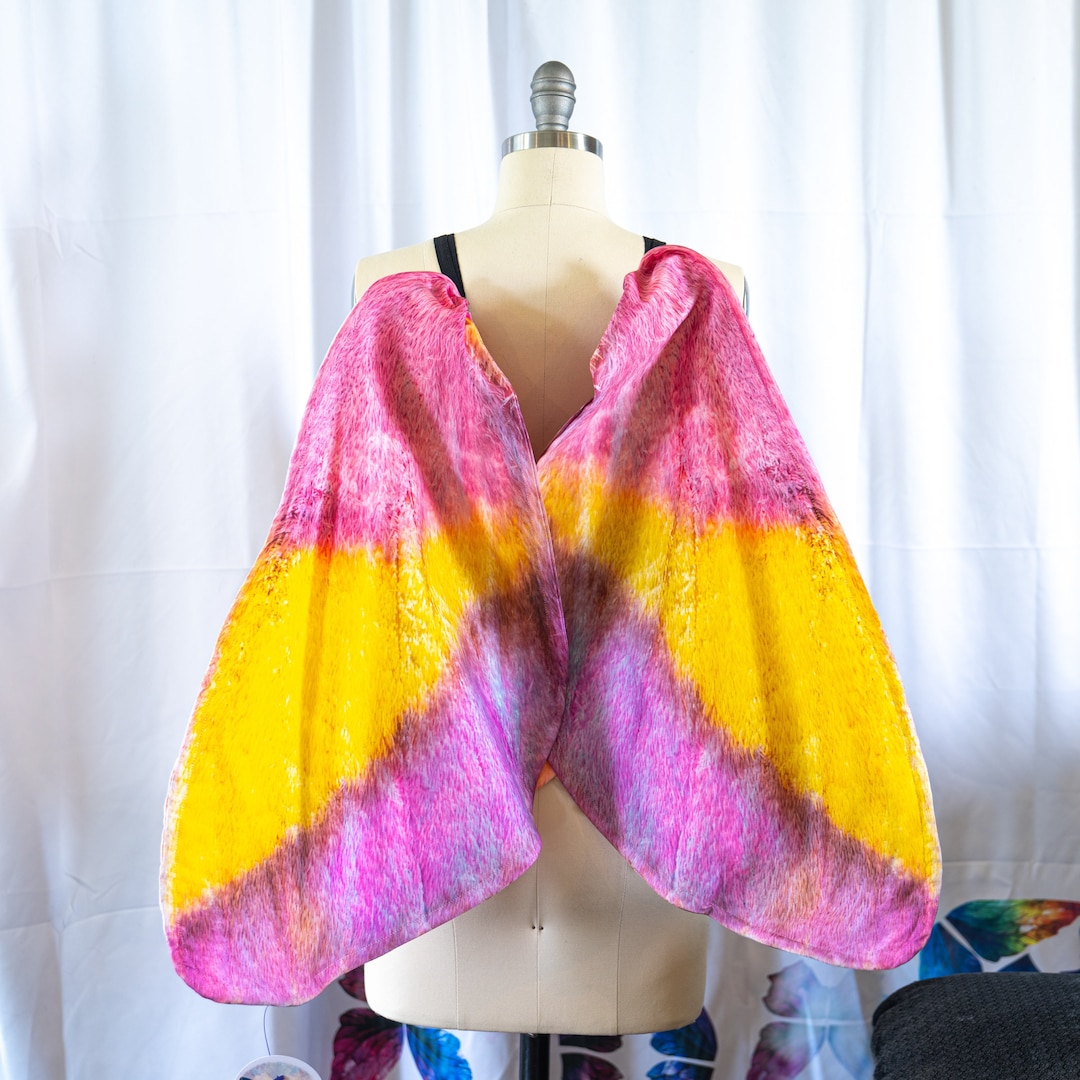 Large Rosy Maple Moth Costume Wings - Etsy