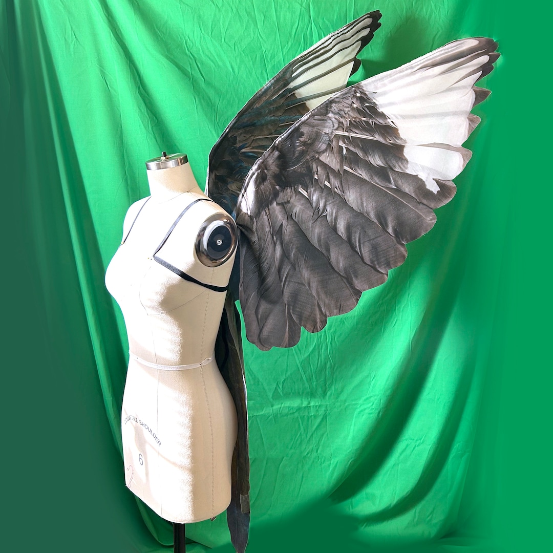 Realistic Bird Costume Wings With Tail - Handcrafted Cosplay Wings for ...
