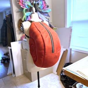 Large Snail Shell Backpack in Rust, Whimsical Ren Faire Accessories ...