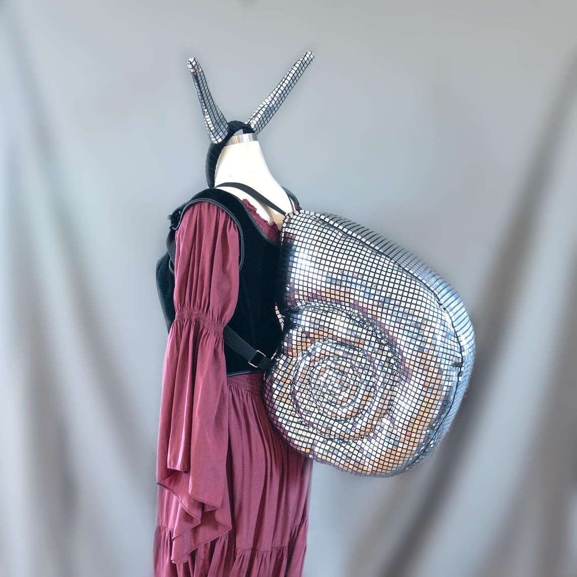 Disco Snail Costume - Shell and Antenna - Snail Halloween Costume - Etsy