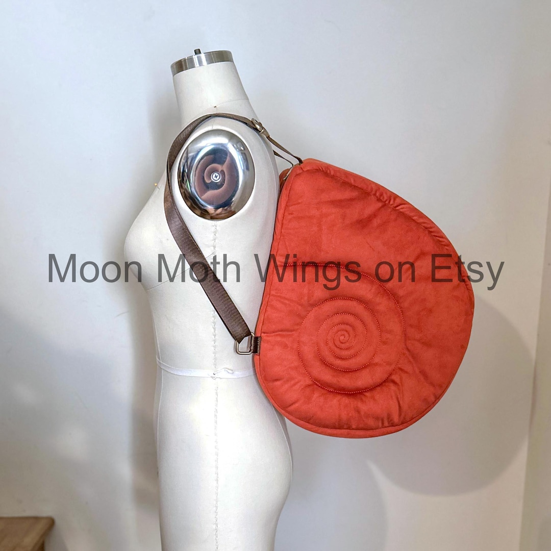 PREORDER Cottagecore Large Snail Shell Backpack in Rust Valentine's Day ...