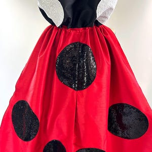 Ladybug Costume Adult Cape, Red and Black Faux Silk, Lady Bug Cape ...