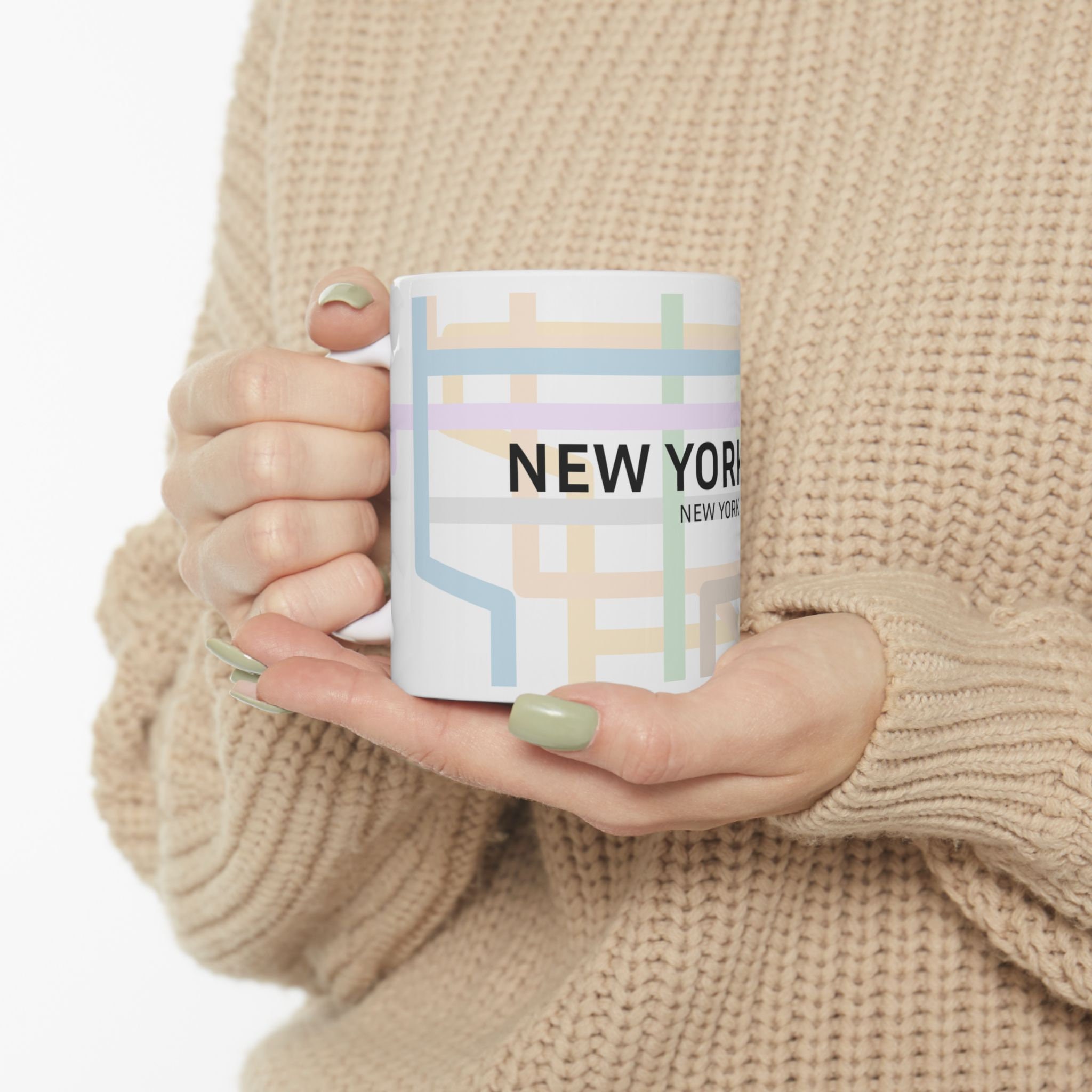 New York City Subway Map Mug / Subway Design Drinkware - Etsy