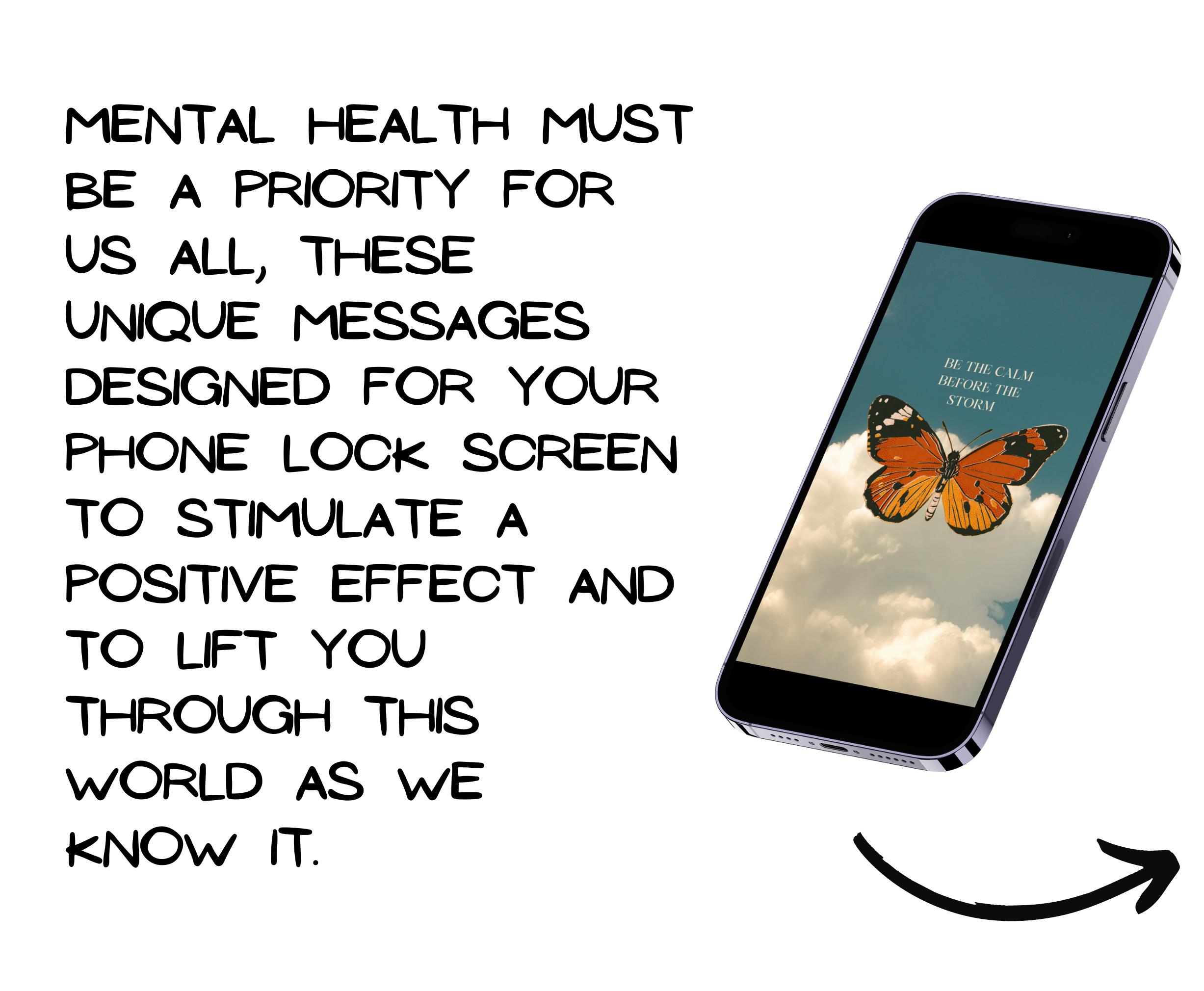 Mental Health Phone Wallpapers, Positive Affirmations, Self Love ...