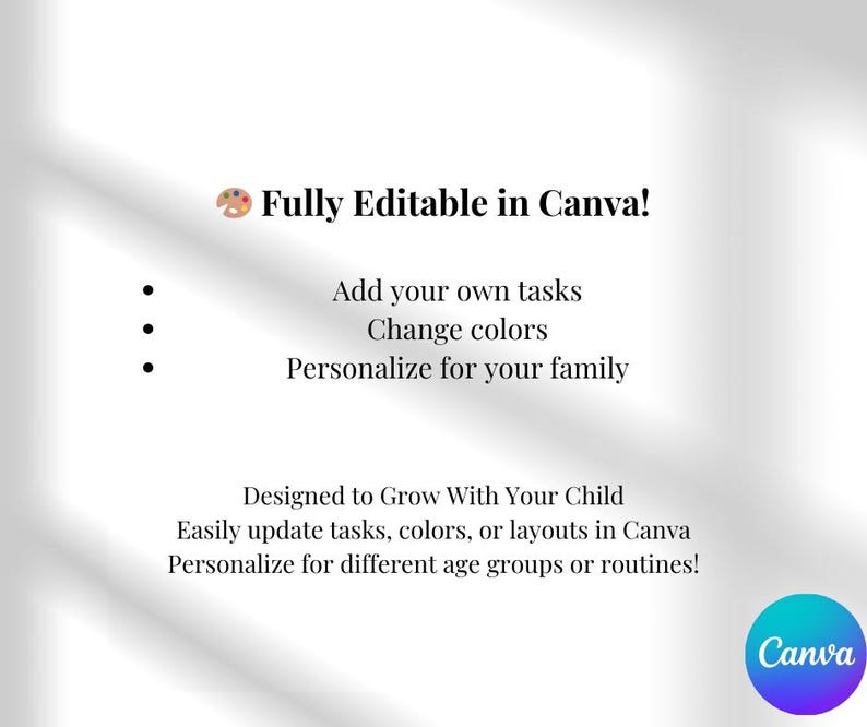 Editable Daily Routine Chart for Toddlers – Visual Schedule for Kids ...