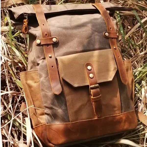 Canvas Rucksack - Etsy