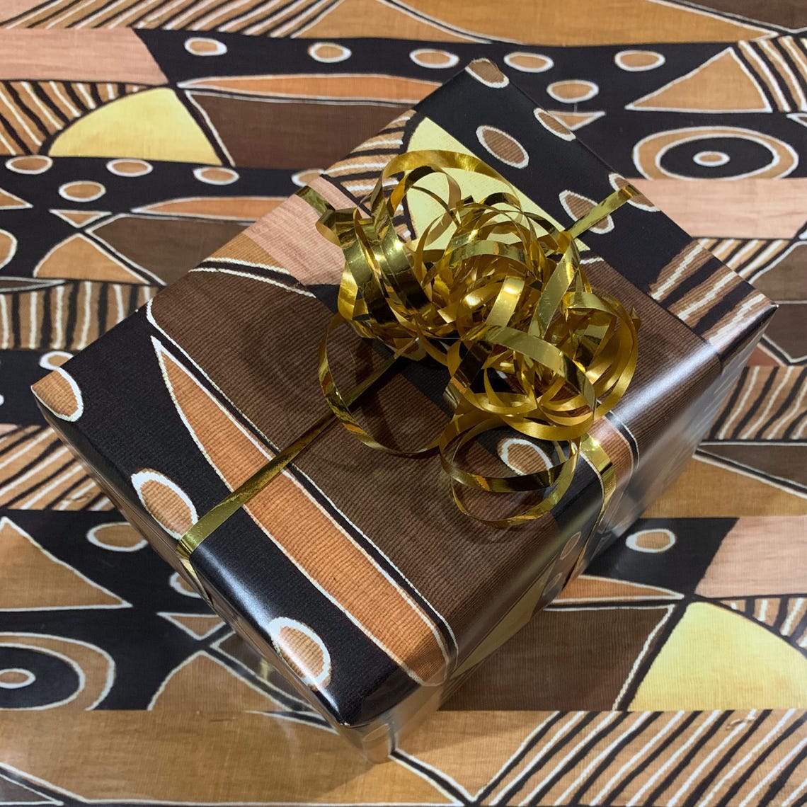 Bogolan Patterned Wrapping Paper, Birthday Gift Wrap, Christmas ...