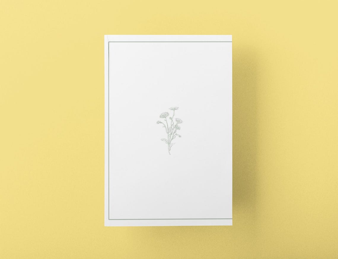 Daisy Card, Printable, Suitable for Any Occasion - Etsy