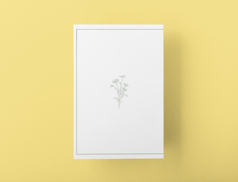 Daisy Card, Printable, Suitable for Any Occasion - Etsy