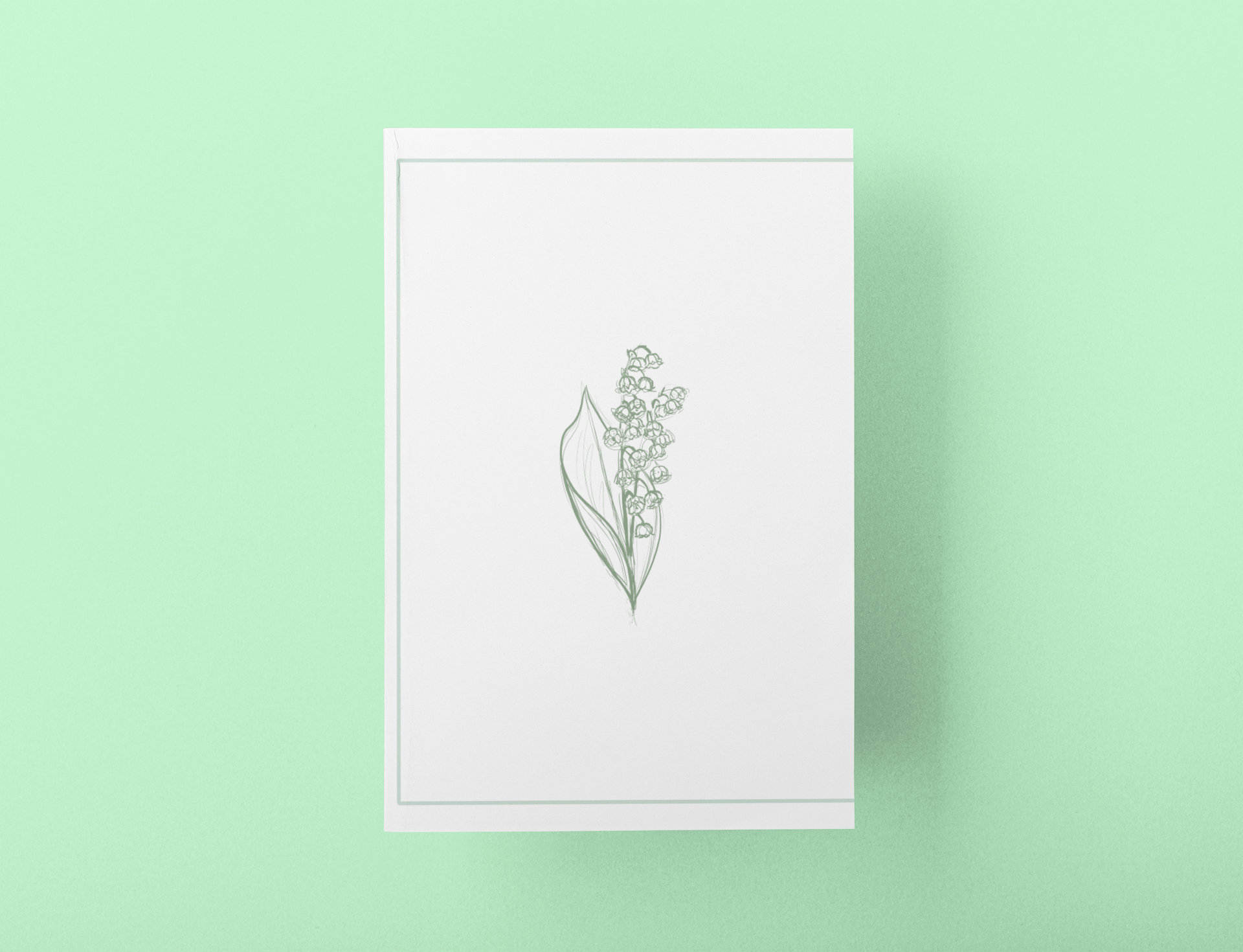 Lilly of the Valley Card, Printable, for Different Occasions - Etsy