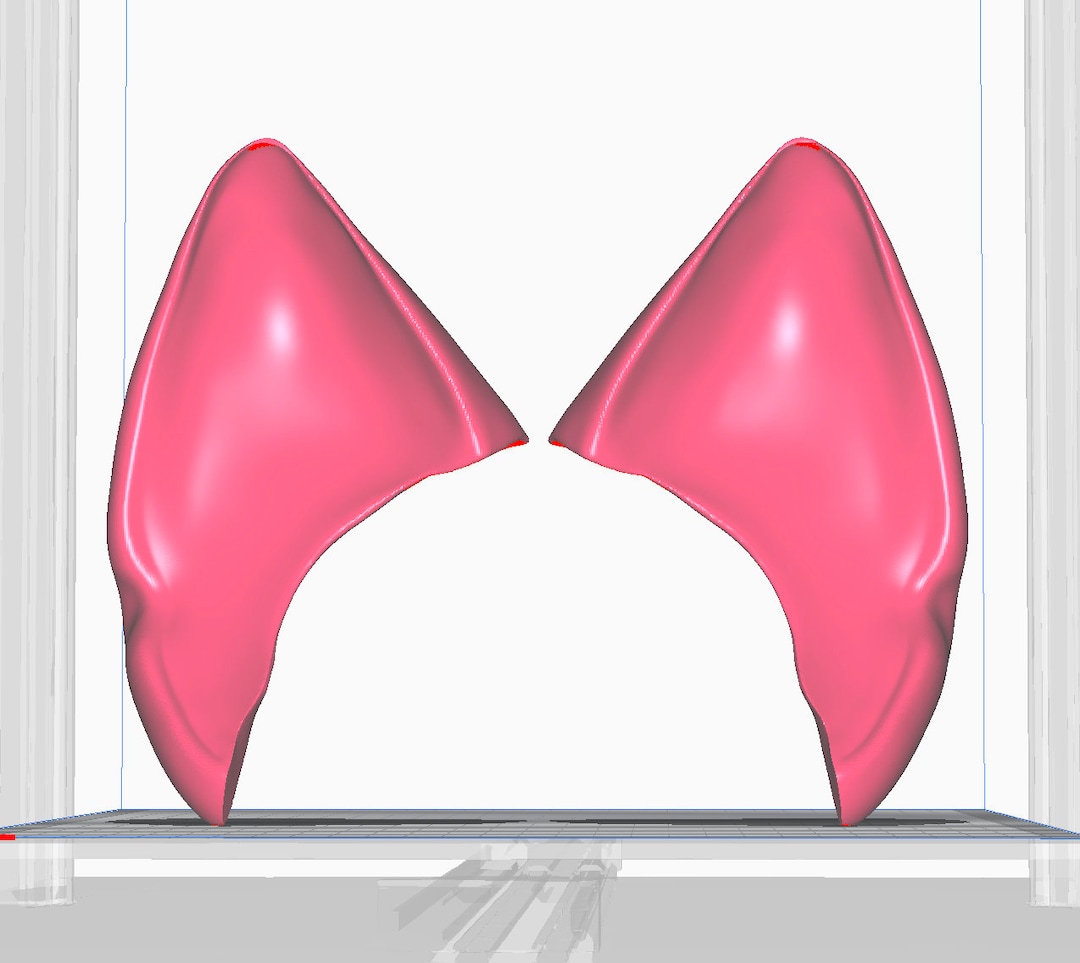 Kemono Cat Ears - STL File for 3D Printing - Etsy