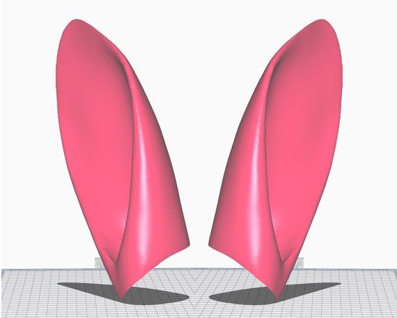 Rabbit/hare Cosplay Ears Viera FFXIV STL File for 3D - Etsy