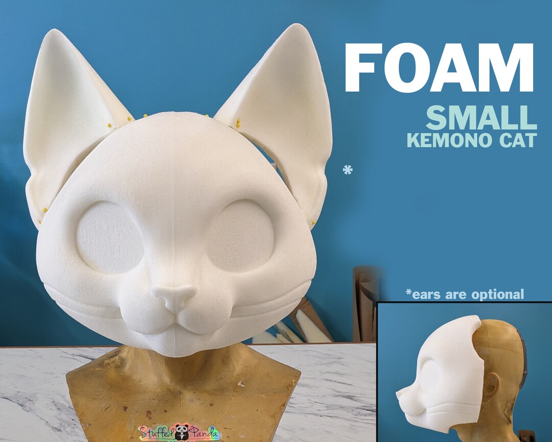 DIY Small Toony Kemono Cat Foam Base for Fursuit or Mascot Heads - Etsy