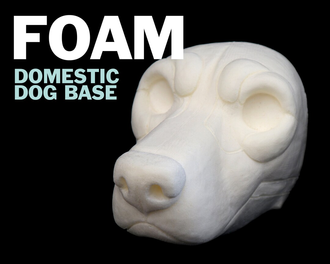 DIY Realistic Domestic Dog Foam Mask Base for Creating Animal Costumes ...