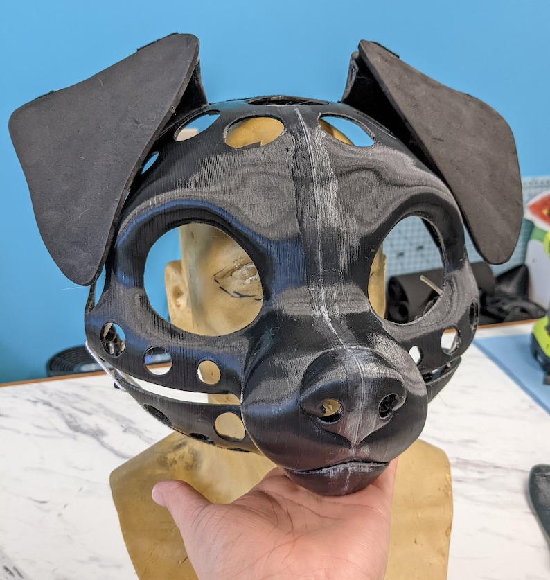 Small Kemono Floppy Eared Dog Base Hinged With Elastic - Etsy