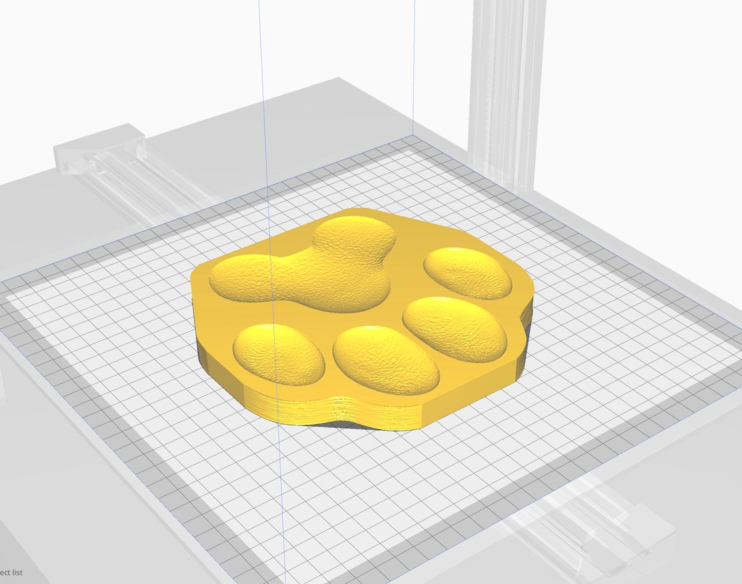 Canine Paw Pad Mold - File for 3D Printing - Etsy