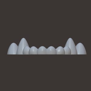 Toony Canine Teeth - STL File for 3D Printing - Etsy