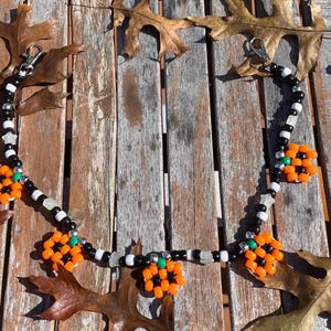 Kandi Halloween Pumpkin Belt Loop Chain, Alt Spooky Accessory for Fall ...