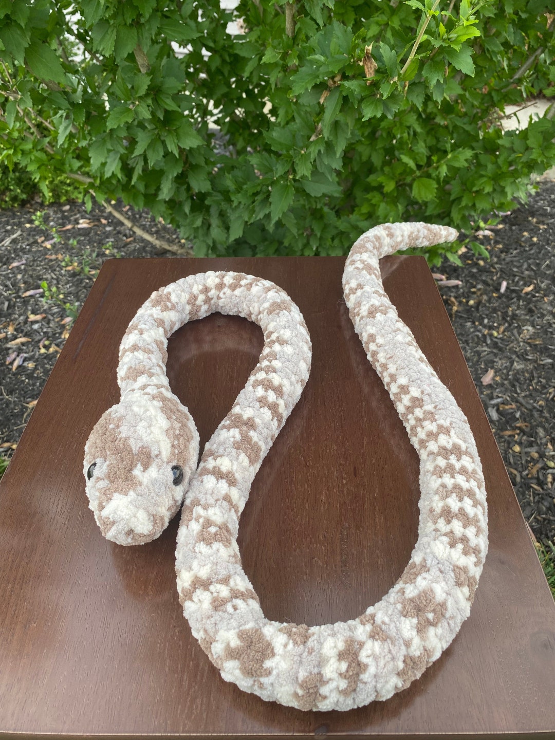 Fuzzy Crochet Snake - Handmade Stuffed Animal - Etsy