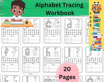 Alphabet Tracing Workbook Learn to Write the Alphabet PDF Bonus ...