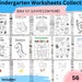 Back-to-school Activity Bundle |toddler Tracing | Number, Matching ...