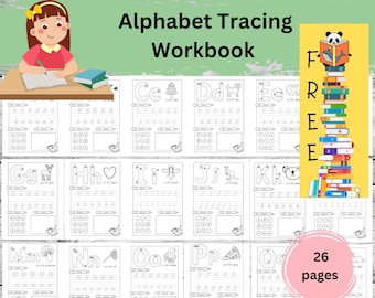 Alphabet Tracing Workbook Learn to Write the Alphabet PDF Bonus ...