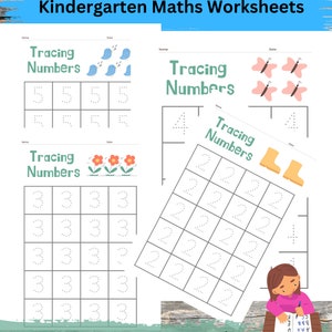 Back-to-school Activity Bundle |toddler Tracing | Number, Matching ...