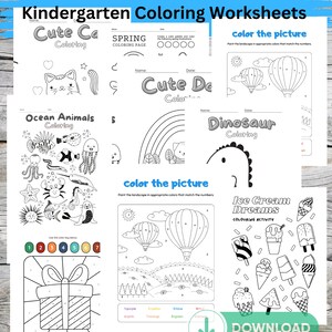 Back-to-school Activity Bundle |toddler Tracing | Number, Matching ...