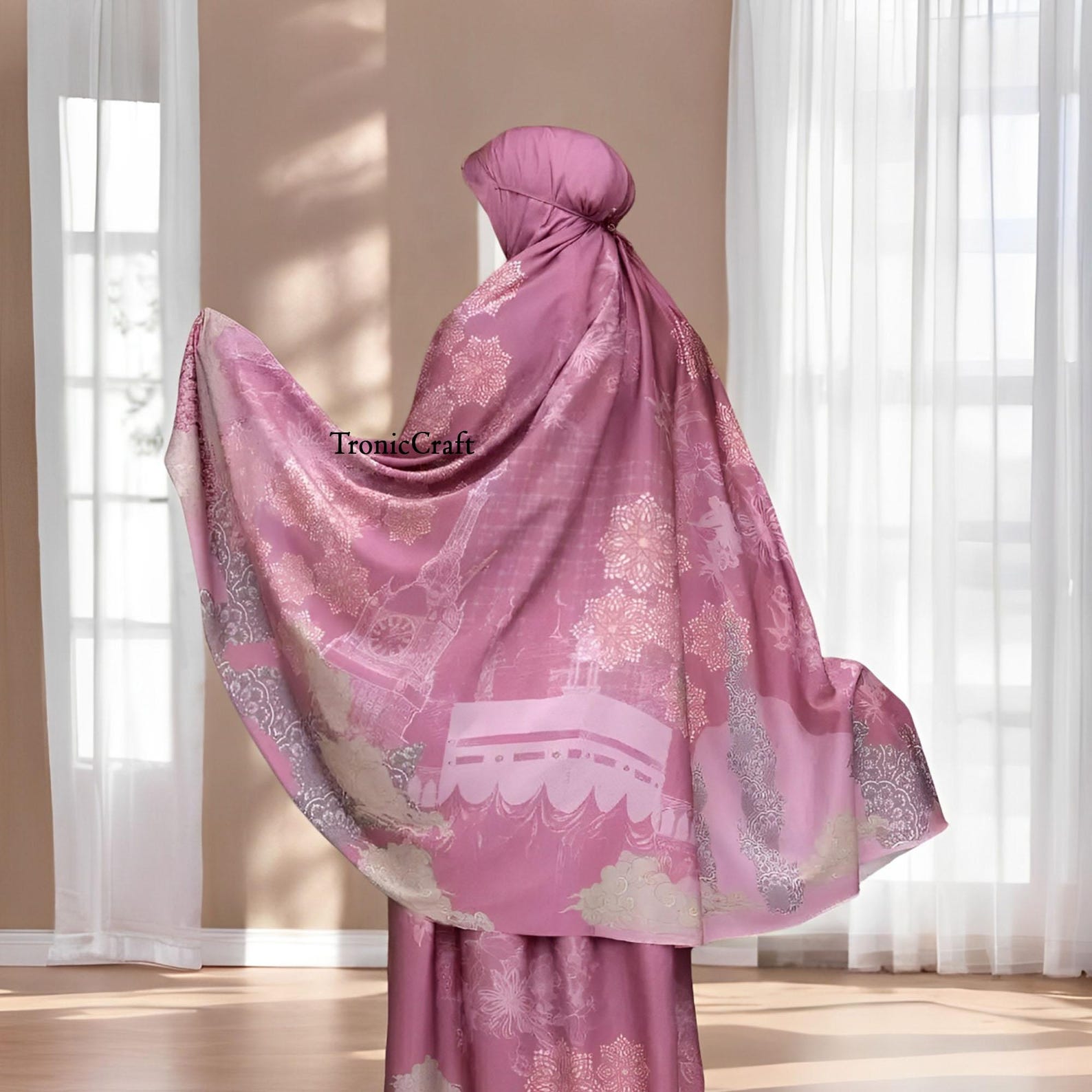 Haramain Mukena Comfortable and Elegant Mukena,mukena,muslim Prayer ...