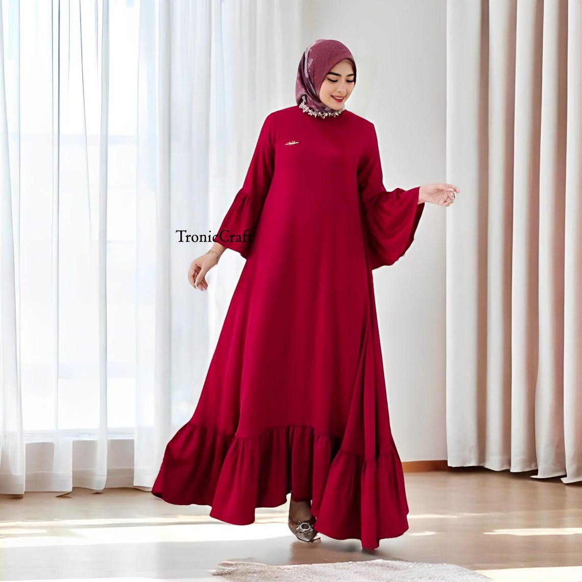 Trisha Dress Elegant and Timeless Modest Wear,muslim Dress,muslim Dress ...