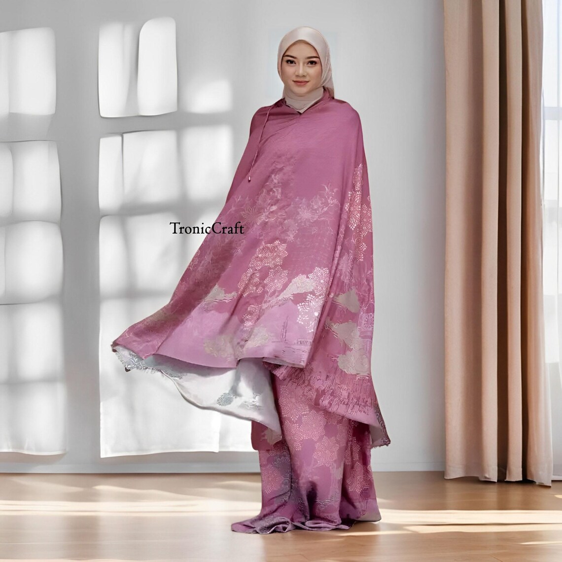 Haramain Mukena Comfortable and Elegant Mukena,mukena,muslim Prayer ...