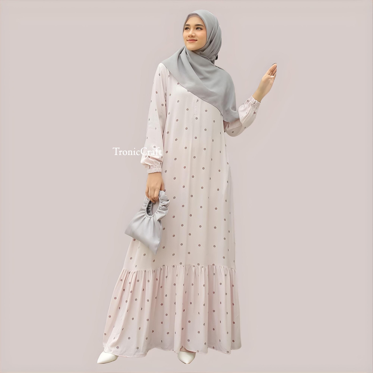 Le Khari Hasya Dress Elegant and Versatile Rayon Viscose Gamis,muslim ...