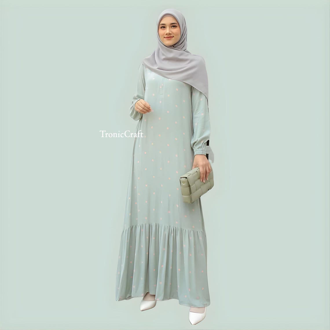 Le Khari Hasya Dress Elegant and Versatile Rayon Viscose Gamis,muslim ...