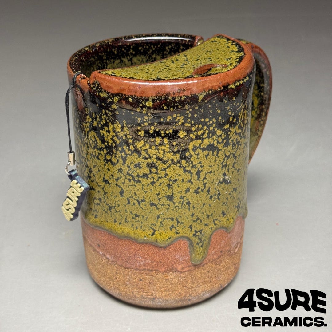 Tea Dust Handled to Go Travel Mug XL (series 15) - Etsy