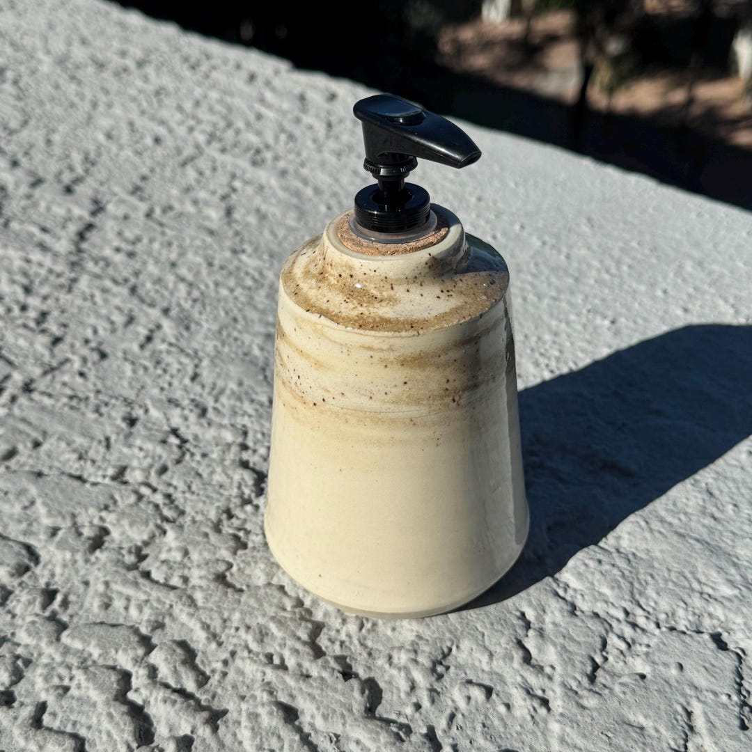 Marbled Clay Soap Dispenser - Etsy