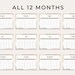 2024 Neutral Monthly Calendar, Printable Calendar, Minimalist Calendar ...