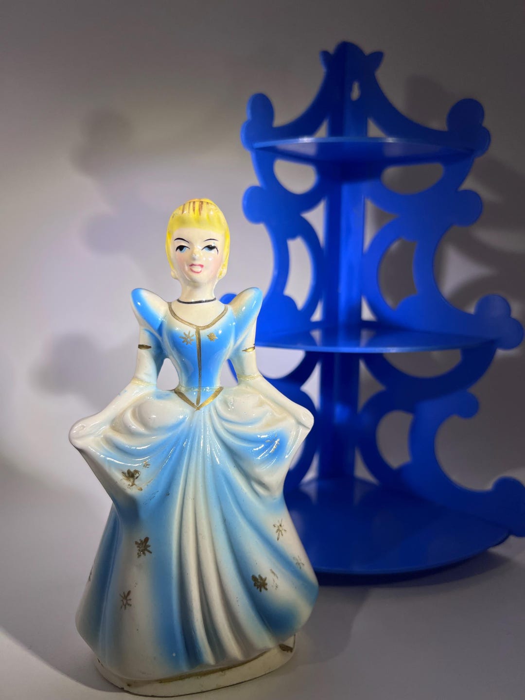 Vintage 1960's Disney Cinderella Figurine With Stand - Etsy