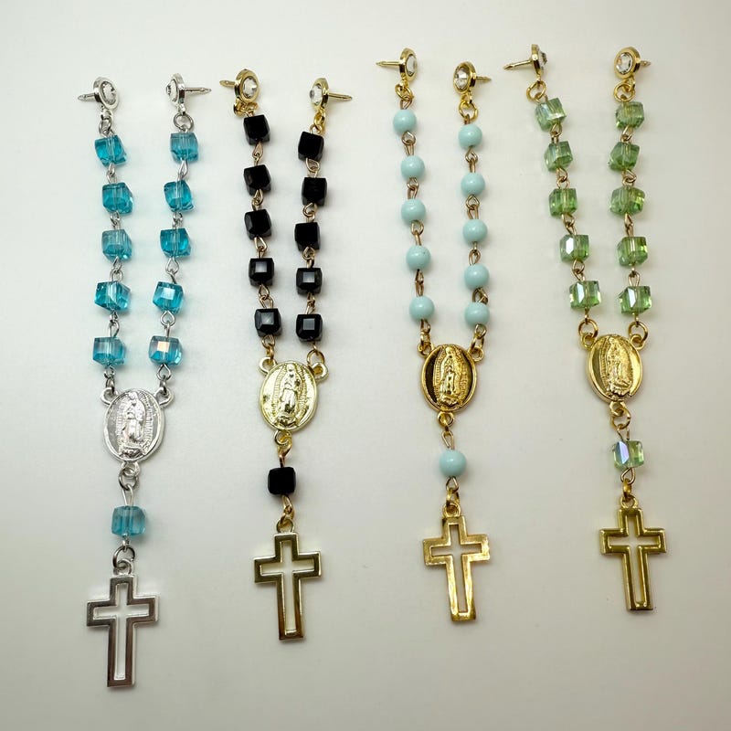 Rosary Pin for Badge - Etsy