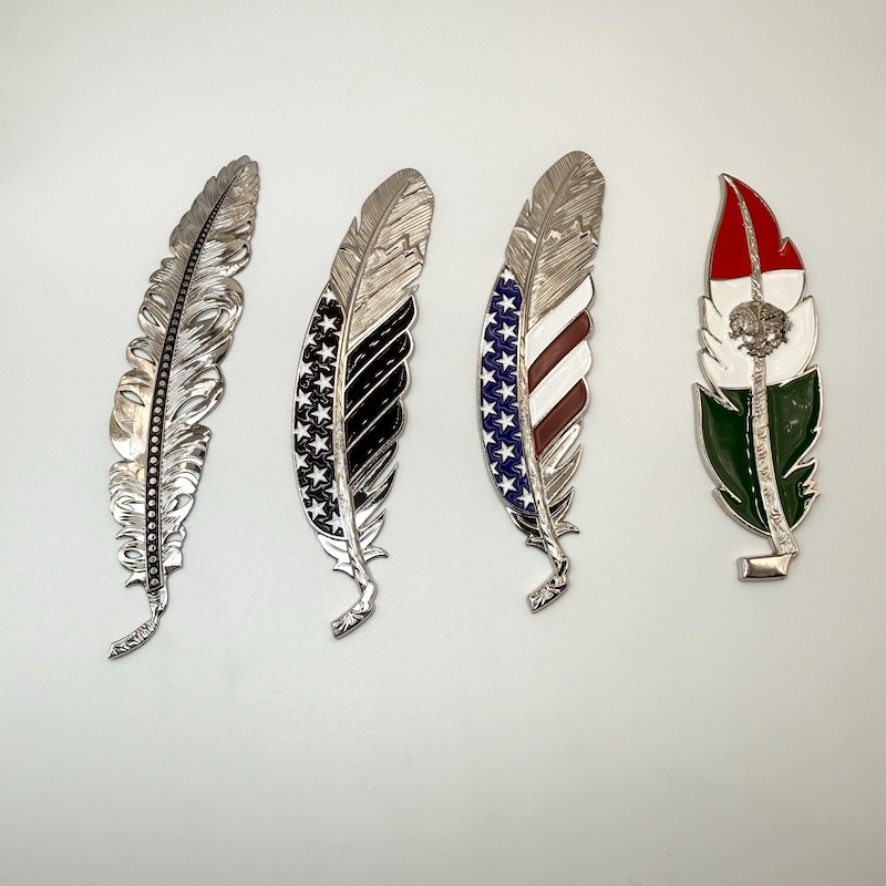 Feather Hat Band Clips - Etsy