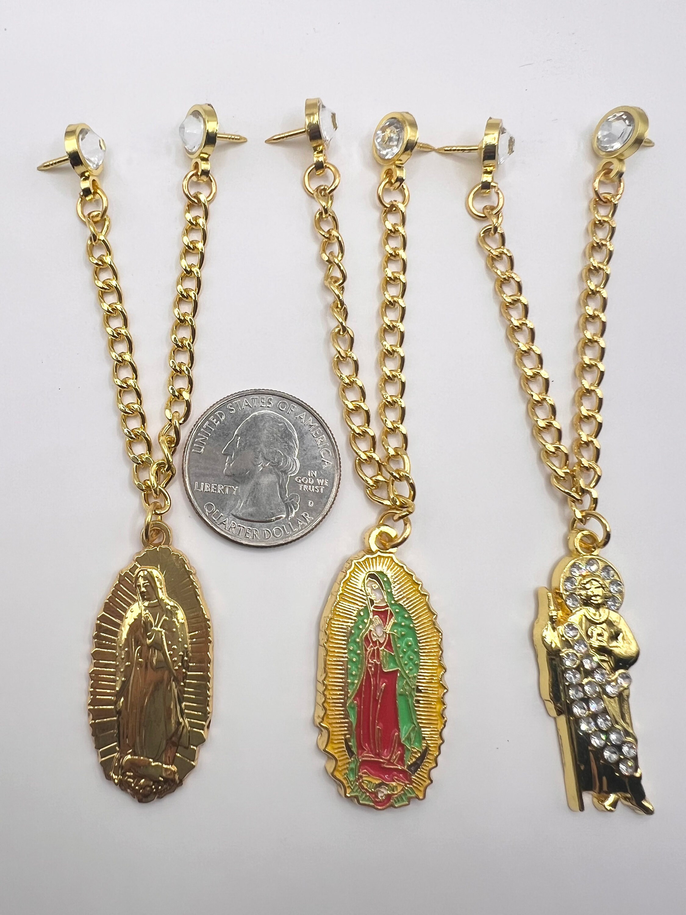 Hat Pins Virgen De Guadalupe Hat Chain San Judas Hat Chain New Era Hat ...