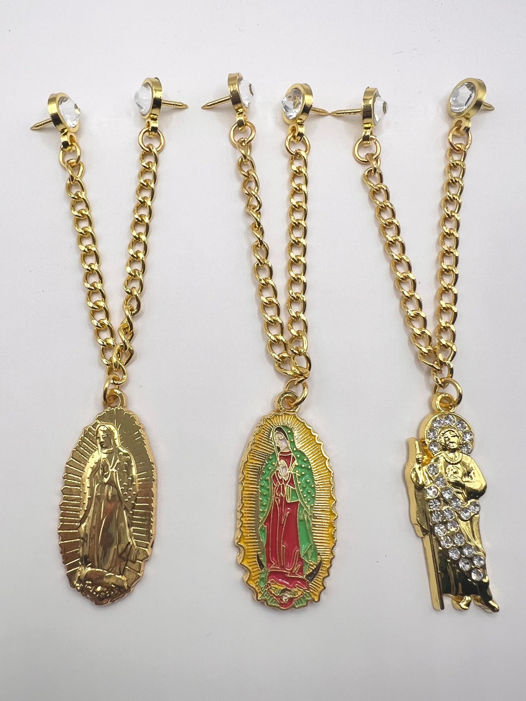 Hat Pins Virgen De Guadalupe Hat Chain San Judas Hat Chain New Era Hat ...
