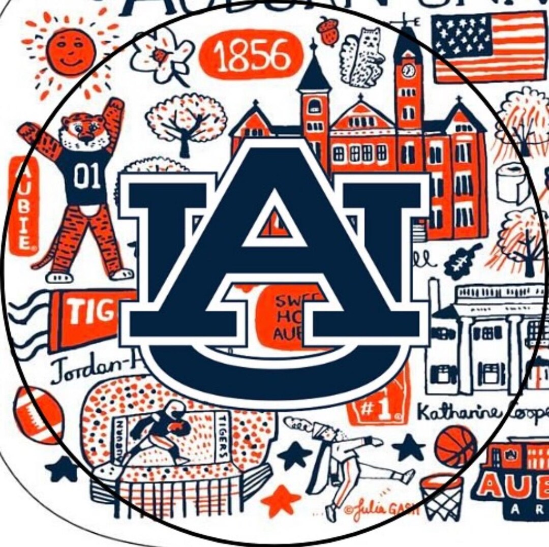 Auburn Gameday Button - Etsy