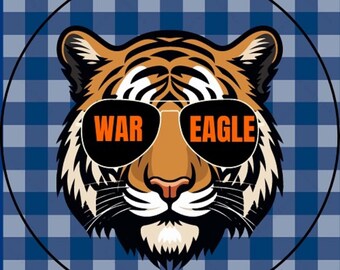 Auburn Phi Mu Gameday Button - Etsy