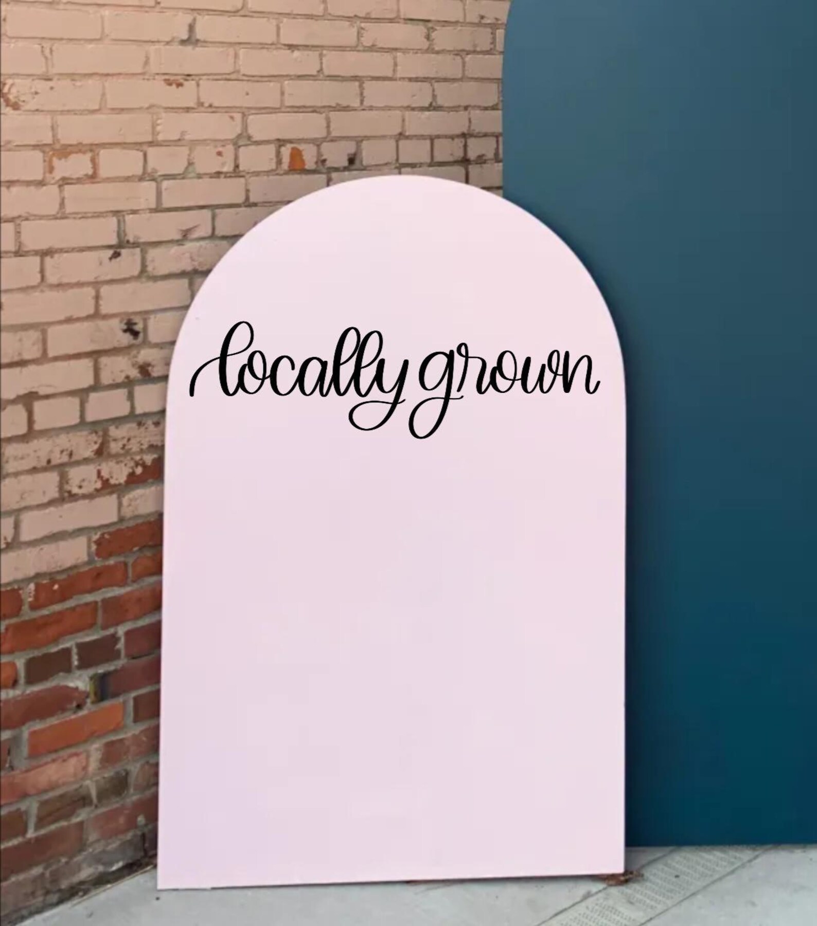 Locally Grown Baby Shower Svg Backdrop Arch Cricut File Farmers Market ...