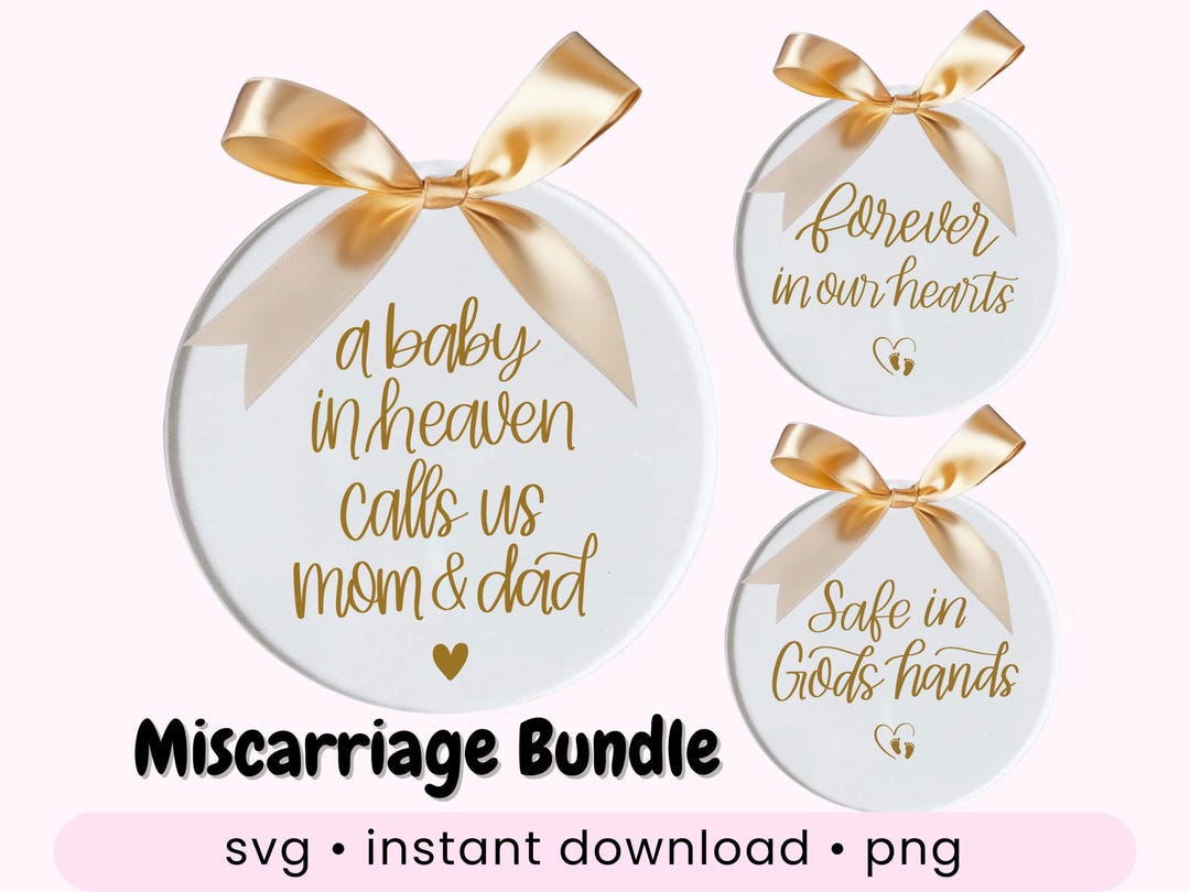 Miscarriage Svg Gift Thoughtful Baby Loss Memorial Keepsake Angel Baby ...