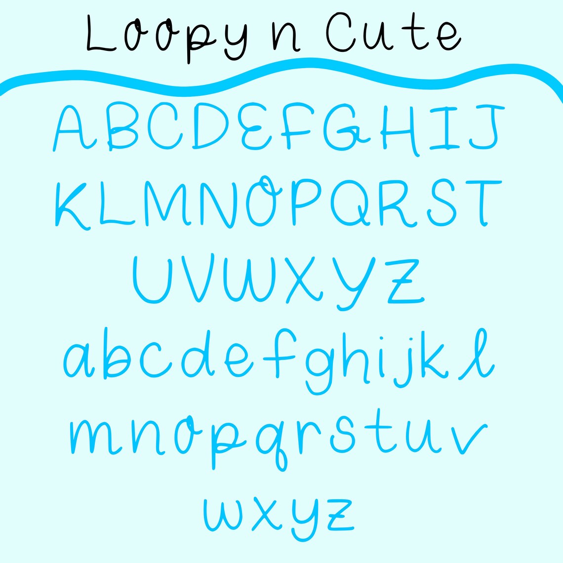 Handwriting Font Cute Cursive Font Bundle for Birthday Party Canva Font ...