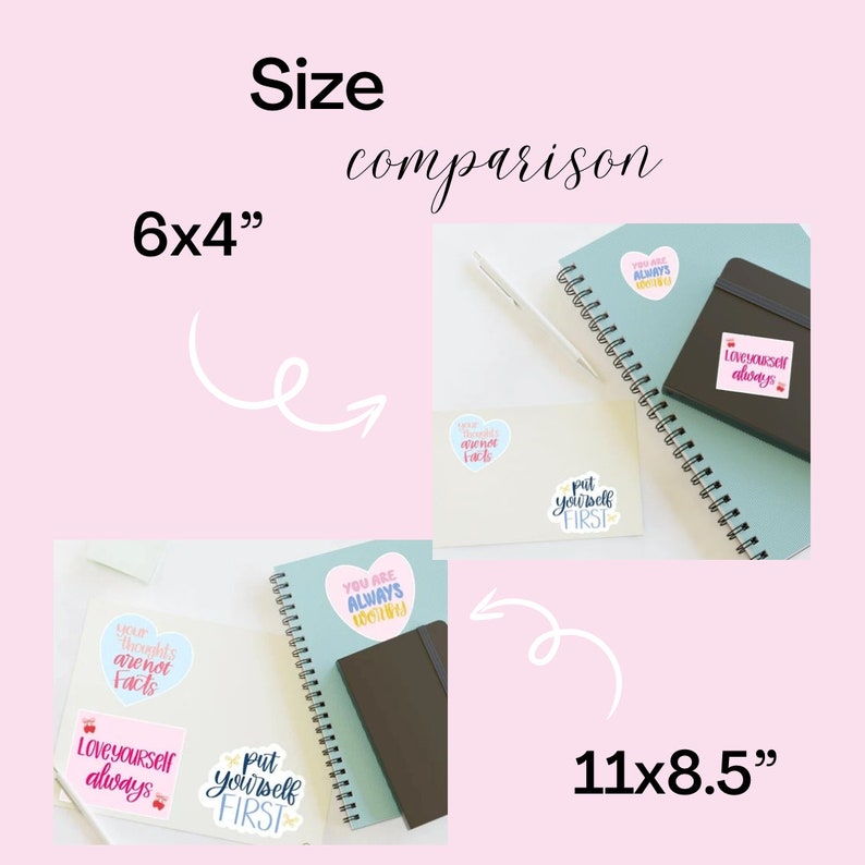 Mental Health Sticker Pack Cute Positive Affirmation Sticker Sheet ...